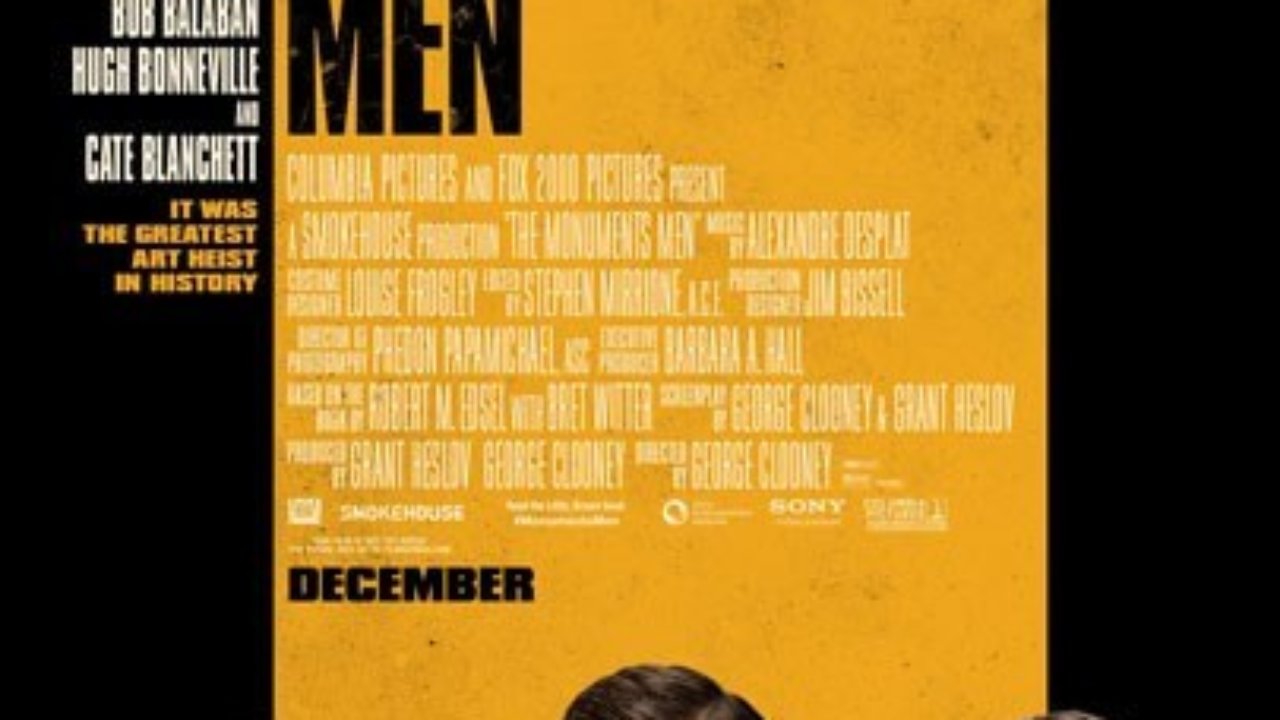 The Monuments Men Poster The Monuments Men Set Photos With George