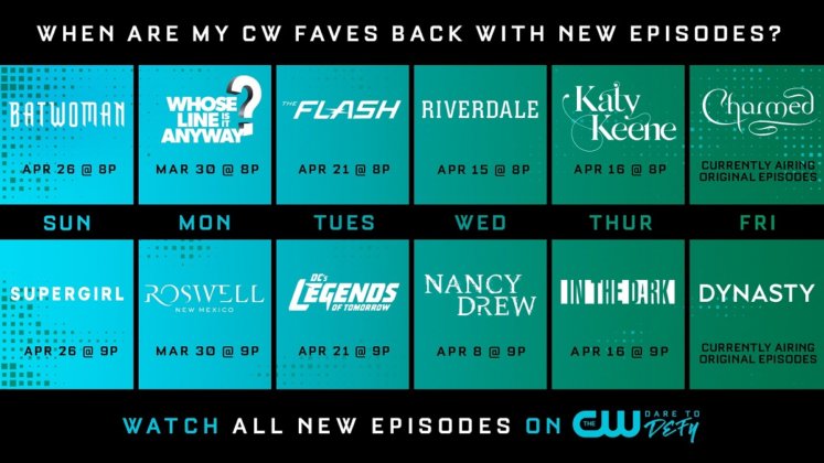 When Are The CW's Shows Returning with New Episodes?