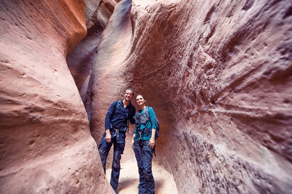 Natalie Portman and Florence Pugh Try Running Wild with Bear Grylls