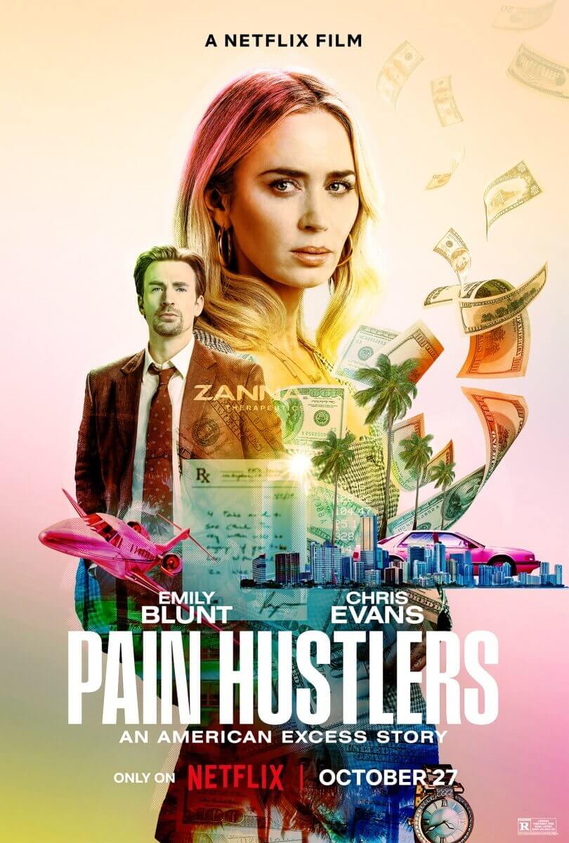 Pain Hustlers Trailer Starring Emily Blunt and Chris Evans