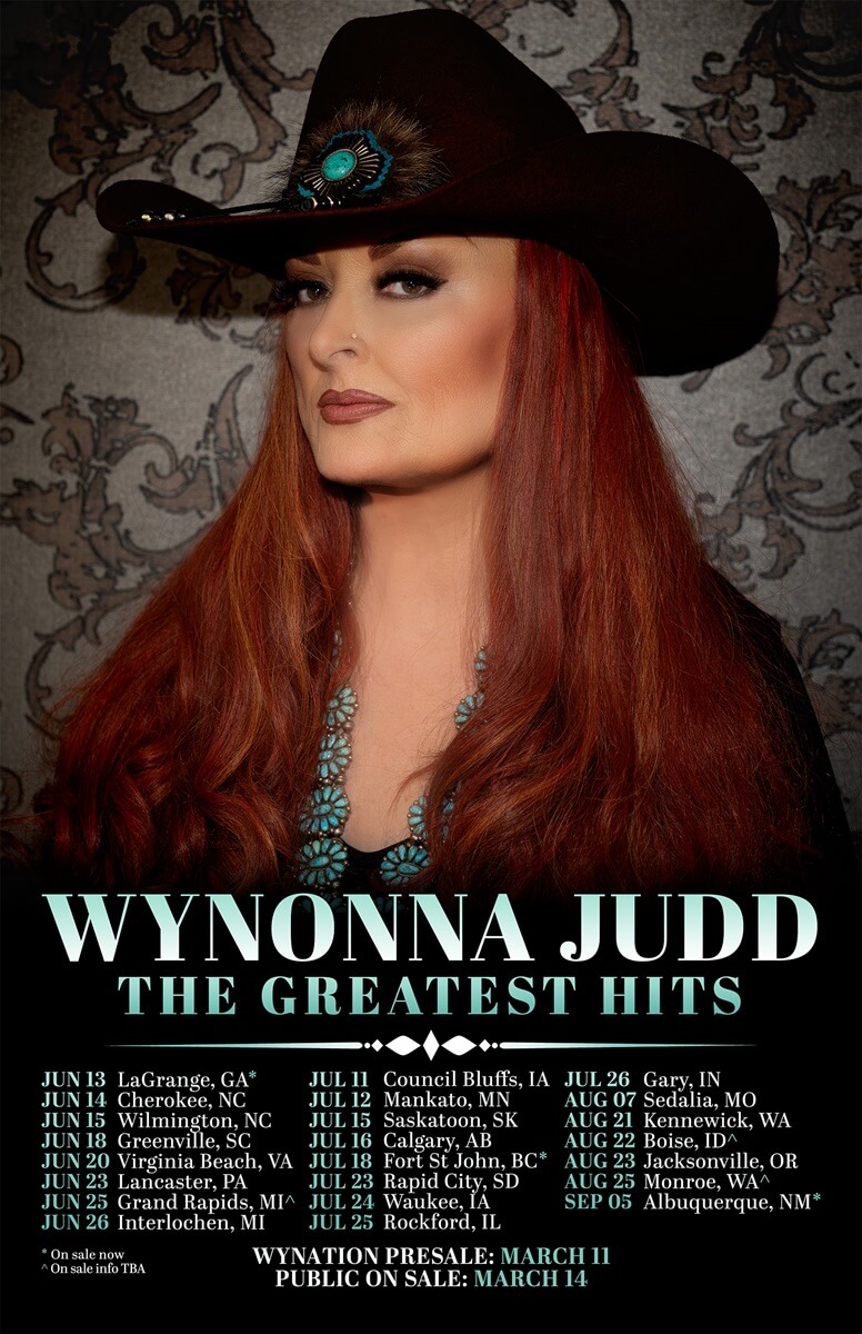 Wynonna Judd Sets Greatest Hits Tour Dates
